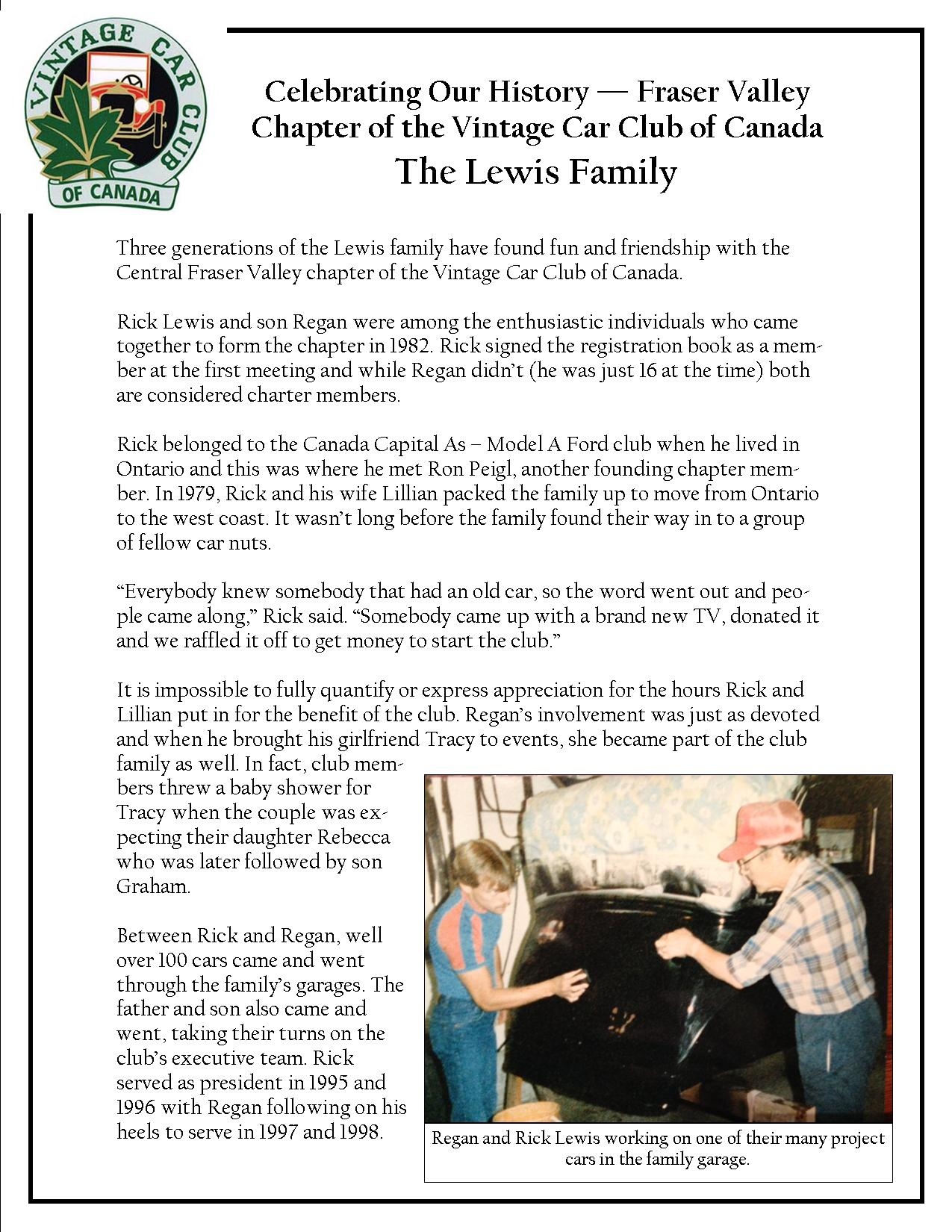 Rick Lewis and Family -by Ronda